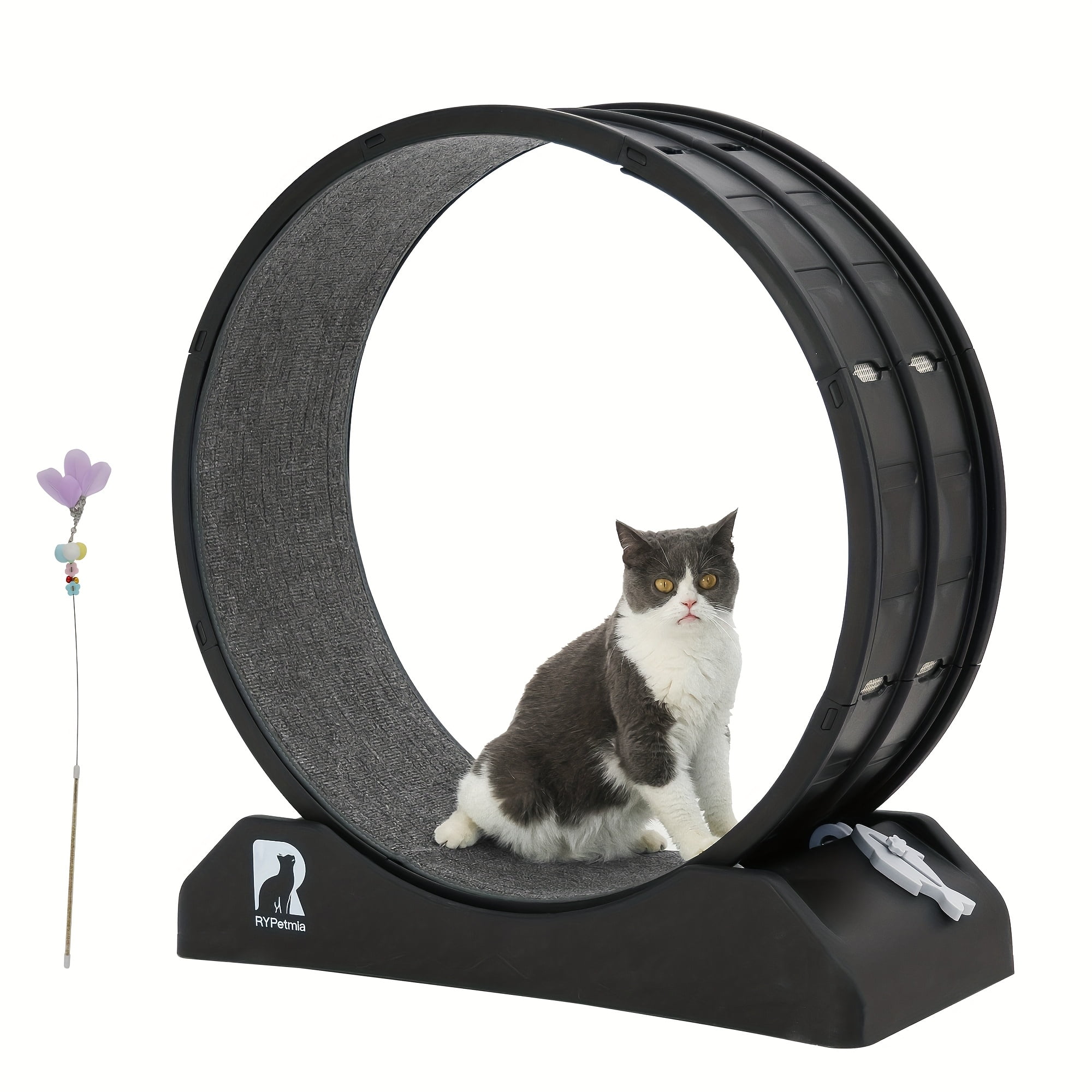 Cat Exercise Wheel, 33.5-47.2 Inch Cat Treadmill for Indoor Cats, Cat ...