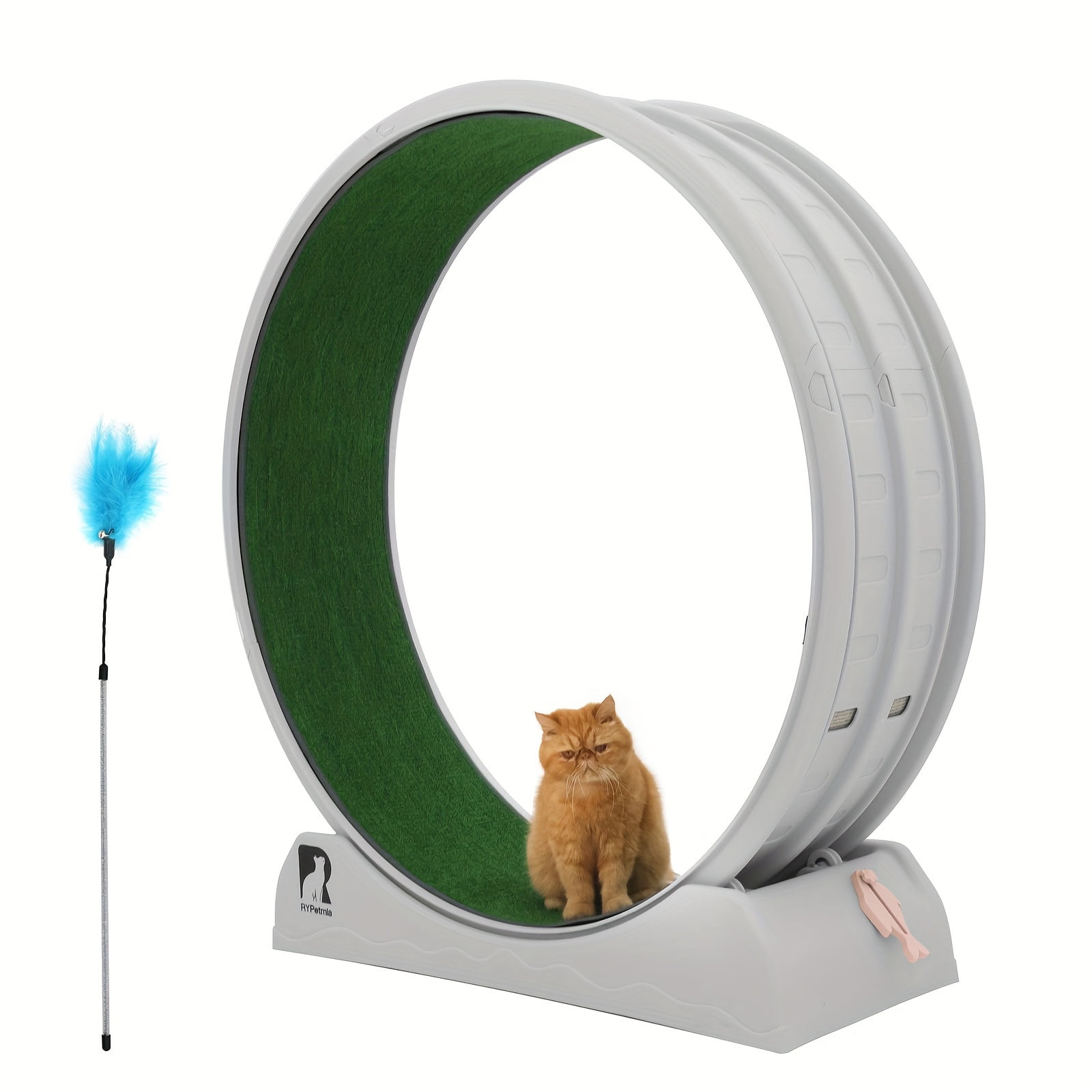 Cat Exercise Wheel, 33.5-47.2 Inch Cat Treadmill for Indoor Cats, Cat ...