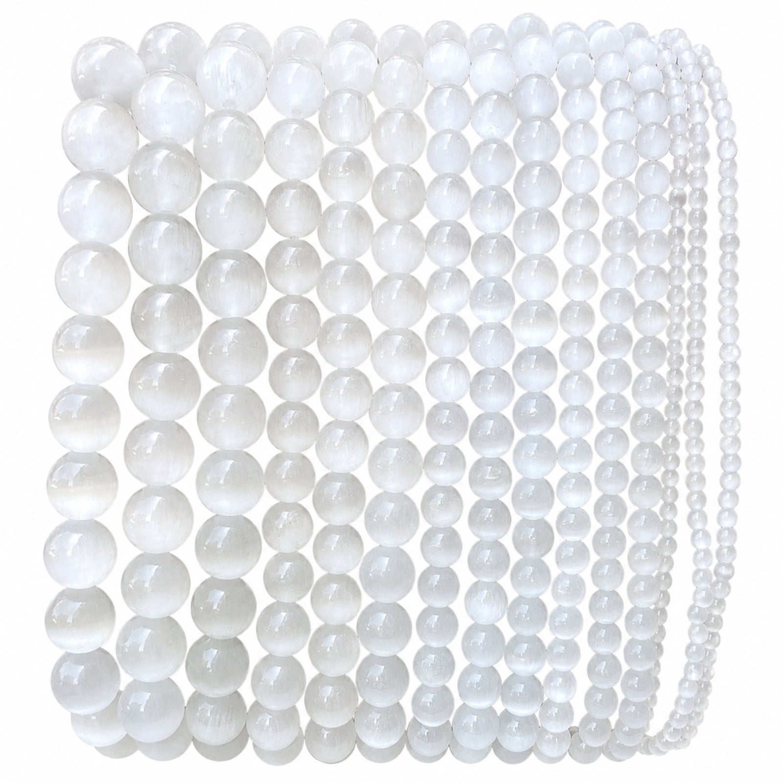 Cat Eye Beads for Jewelry Making, Loose Beads for DIY Bracelets ...