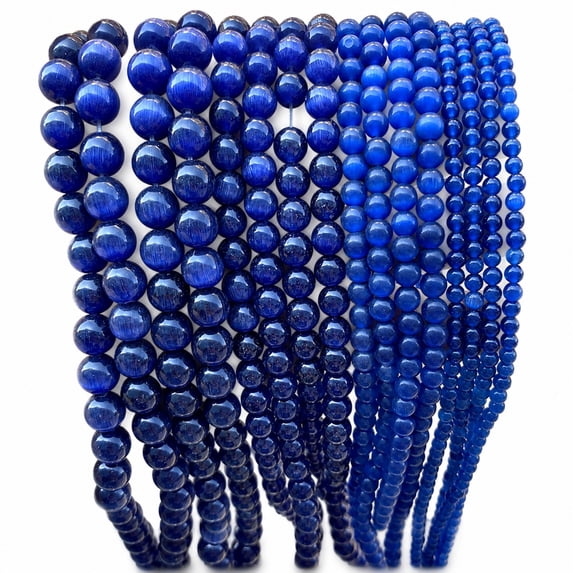 Cat Eye Beads for Jewelry Making, Loose Beads for DIY Bracelets ...