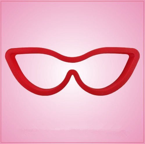 Cat Eye Glasses Cookie Cutter 1-3/4 inches tall, 5-1/2 inches wide ...