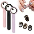 Cat Eye Magnet for Nails, 2 in 1 Circle and Y Shape Nail Magnet Tool ...