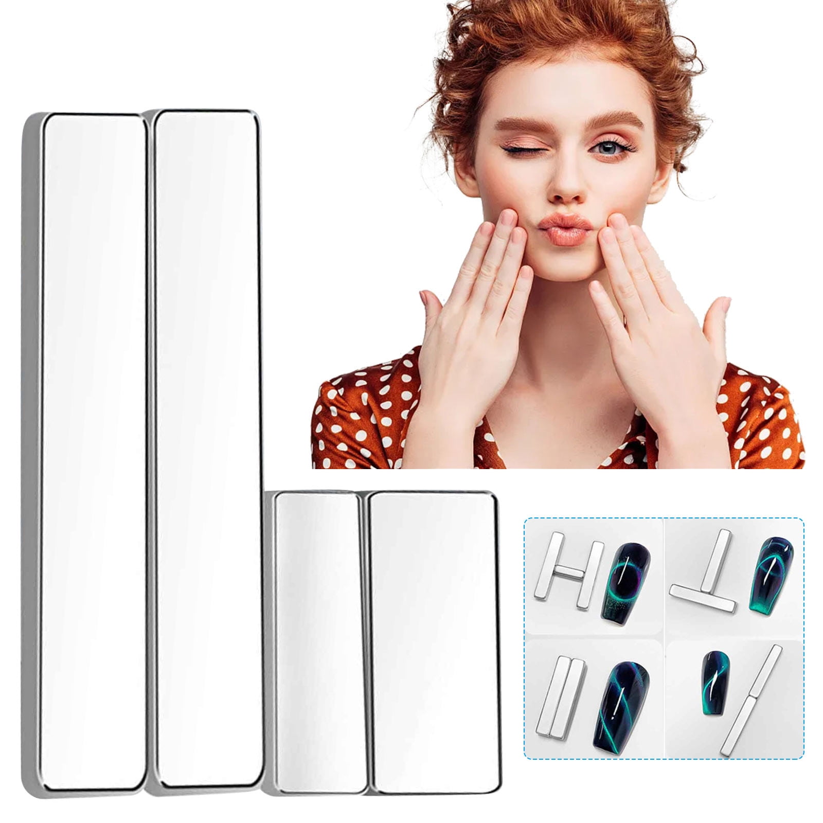 Cat Eye Nail Art Strip Magnet Set | Adjustable Design for Unique Cat ...