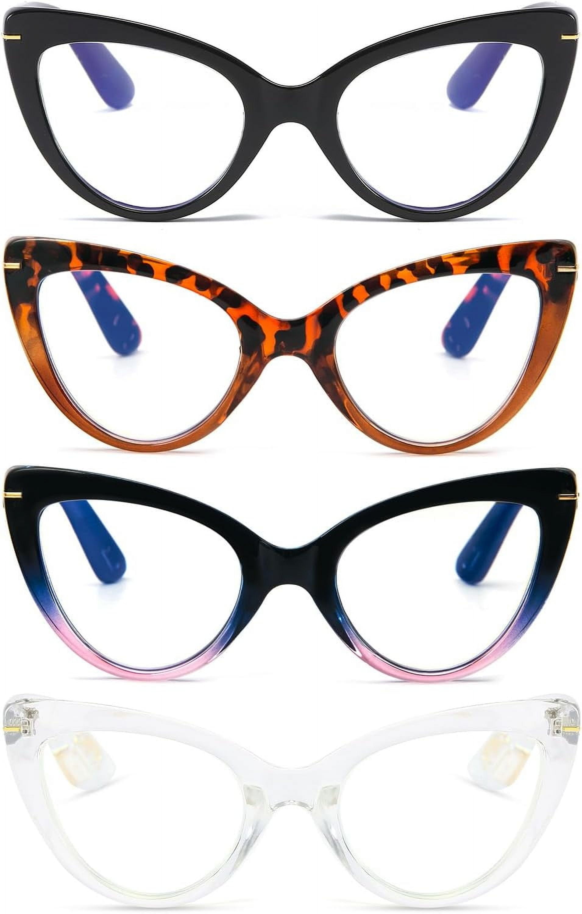 Cat Eye Reading Glasses Fashion Cute Reader for Women - Walmart.com