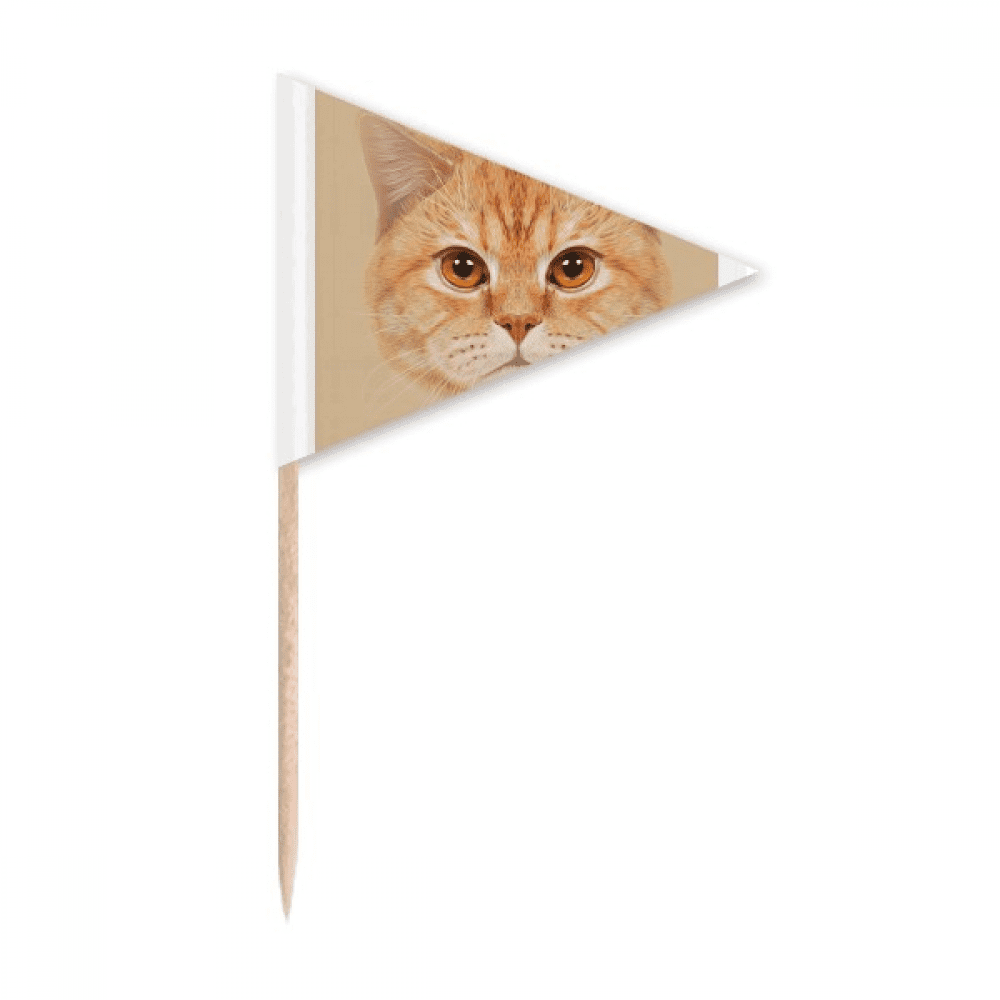 Cat Eyes Ears Lifelike Art Deco Fashion Toothpick Triangle Cupcake ...