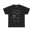 Cat Eyes Glow Shirt Multicolor Feline Eye Art Spooky Aesthetic Night ...