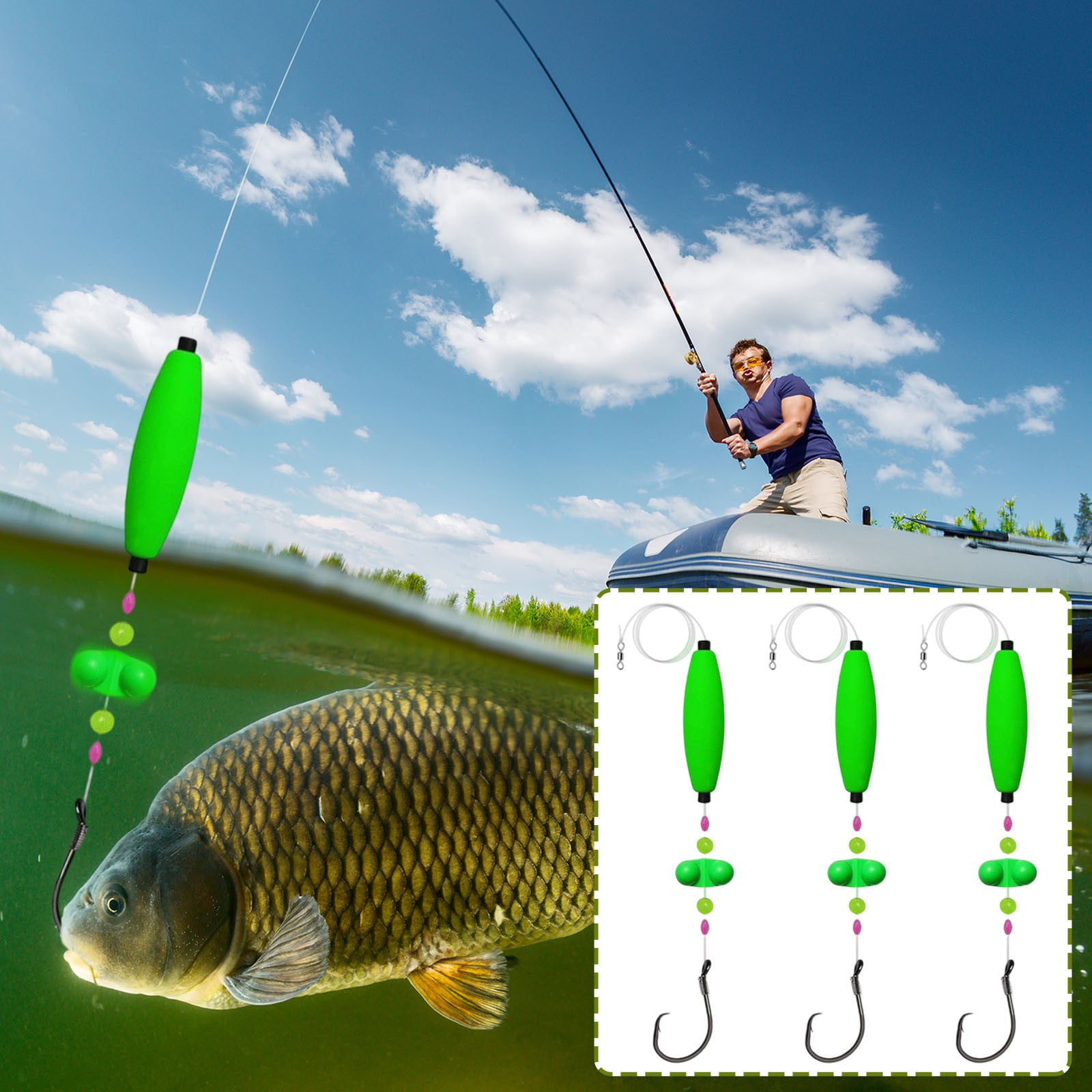 Cat Fishing Gear,Catfish Fishing Set,Catfish Rigs for Bottom Fishing ...