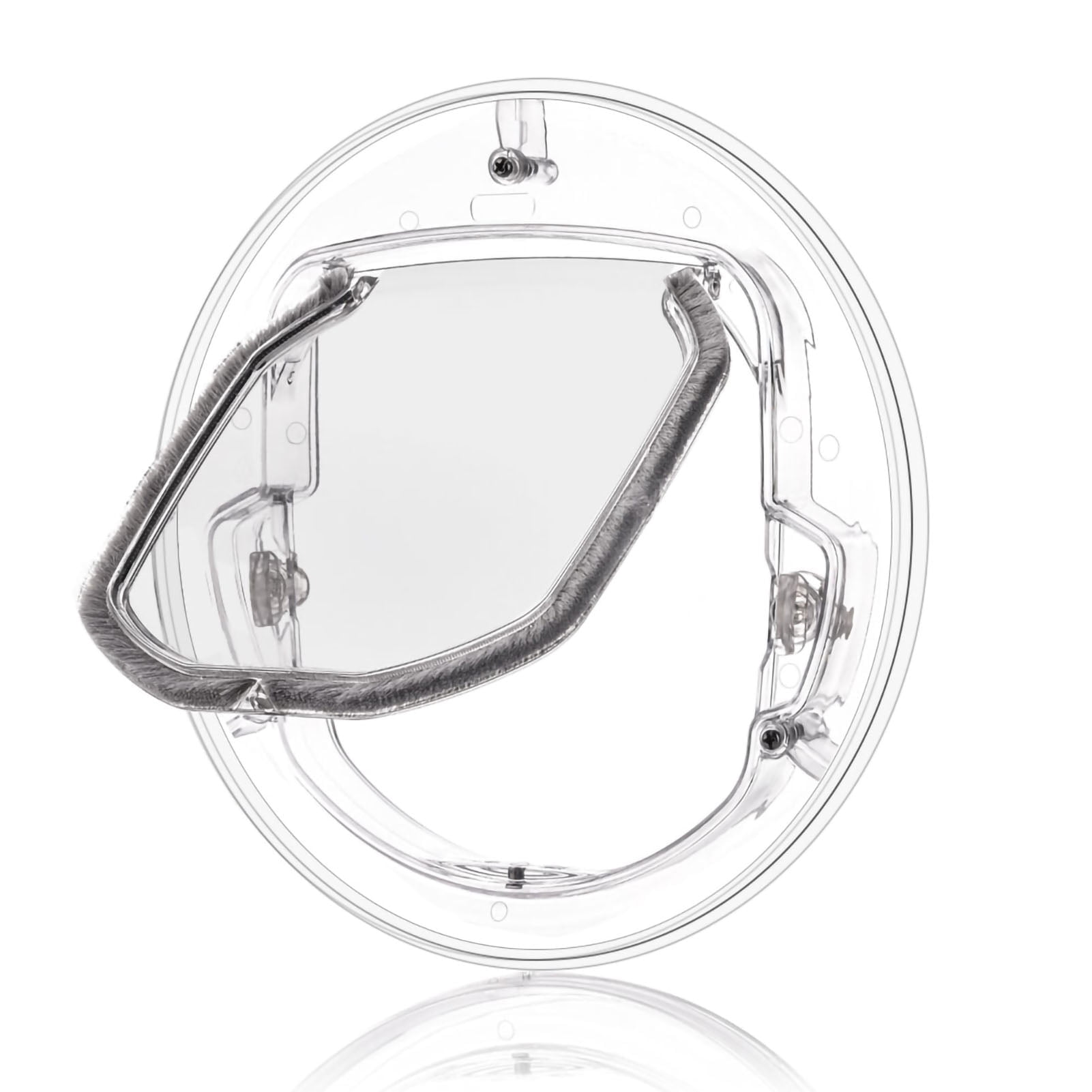 Cat Flap Door, 4 Way Locking Cat Doors Round Clear Small Pet Door for ...