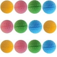 Bouncy Small Pet Foam Ball, Cats and Dogs Sponge Soccer Toy, 12 Pack ...