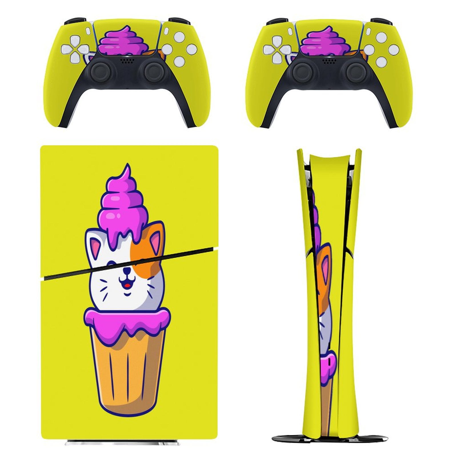 Cat Food PS5/PS5 Slim Digital Disc Skin Sticker For Console And ...