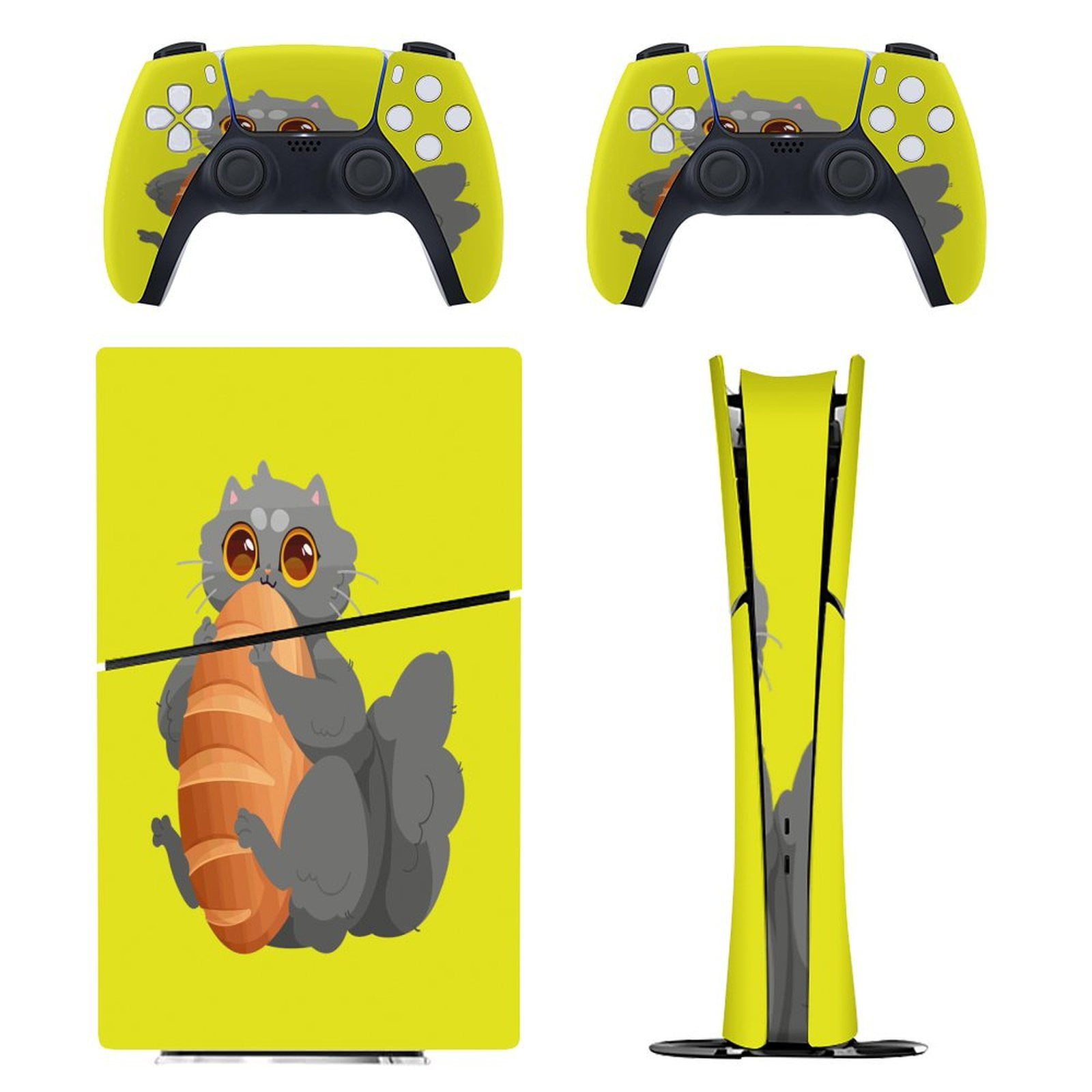 Cat Food PS5/PS5 Slim Digital Disc Skin Sticker For Console And ...