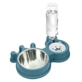 Cat Food Water Bowl Set Adjustable Cat Food And Water Bowl | Convenient ...