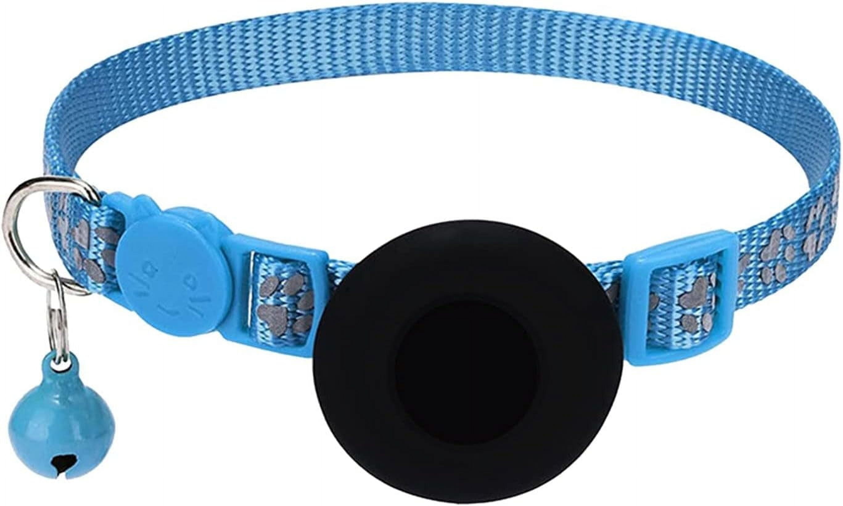 Cat Foot Printing Airtag Cat Collar With Breakaway Bell Airtag Cat ...