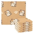 Cat Footprint Kitchen Cloth Dish Towels for Drying Washing Absorbent ...