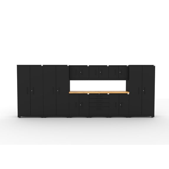 Cat® Fully Welded Garage Storage Cabinetry Set including 2 Locker, 4 ...