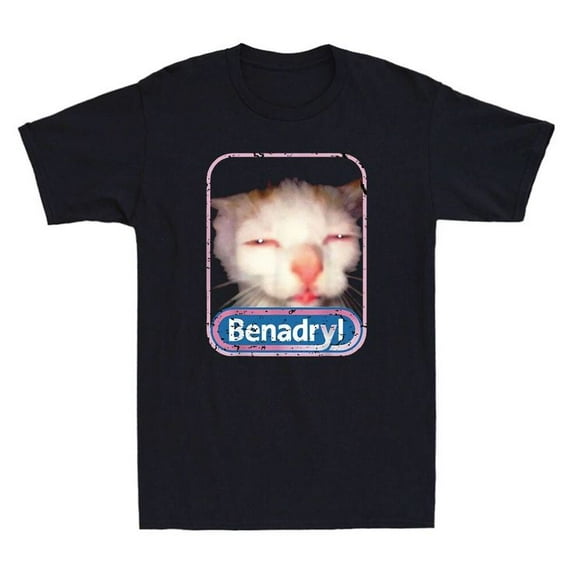 Cat Funny Confused Cat Graphic Humor Quote Vintage T-Shirt, Unisex ...