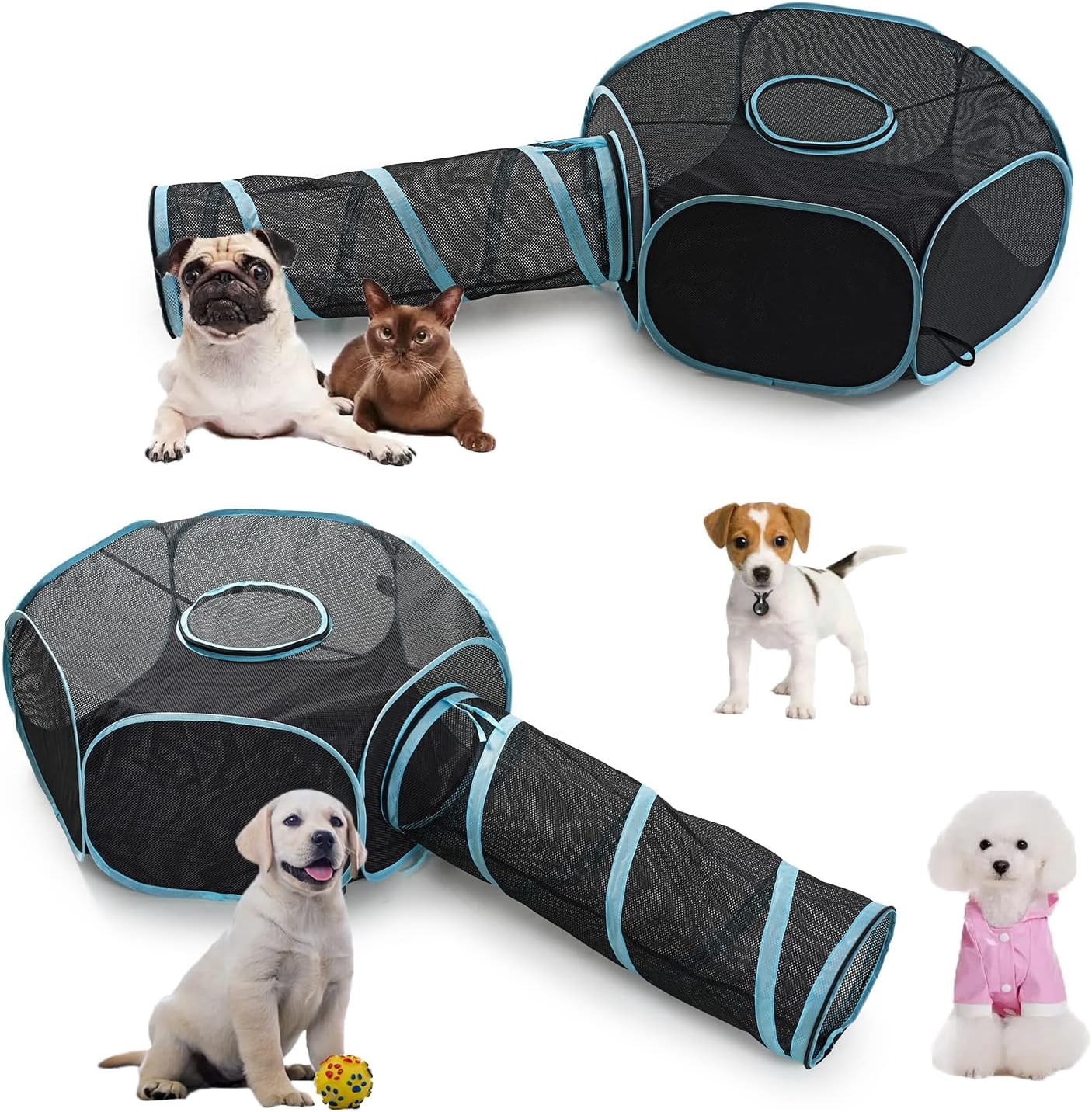 Cat Furniture Tent for Indoor and Outdoor Playpen Portable Cat Tunnels ...