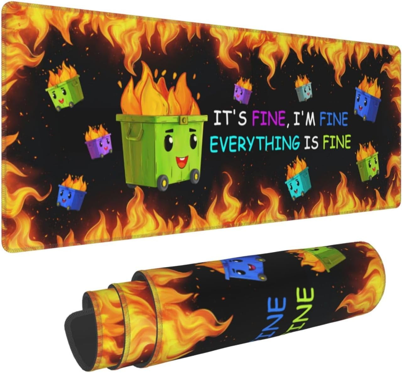 Cat Gaming Mouse Pad, 31.5 x 11.8 Inch Large Mouse Pads for Desk ...