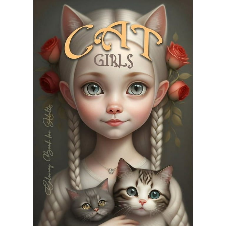 cat girl coloring book