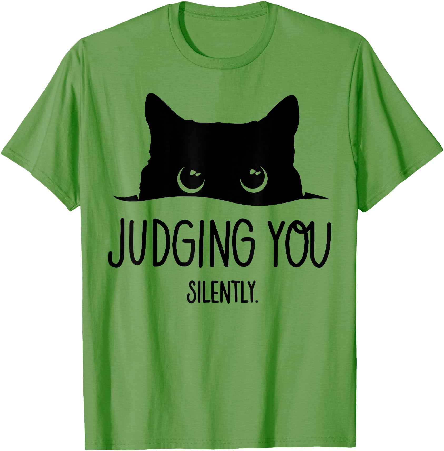 Cat Glance Judging You Silently Unisex T-Shirt for Men Women Kids ...