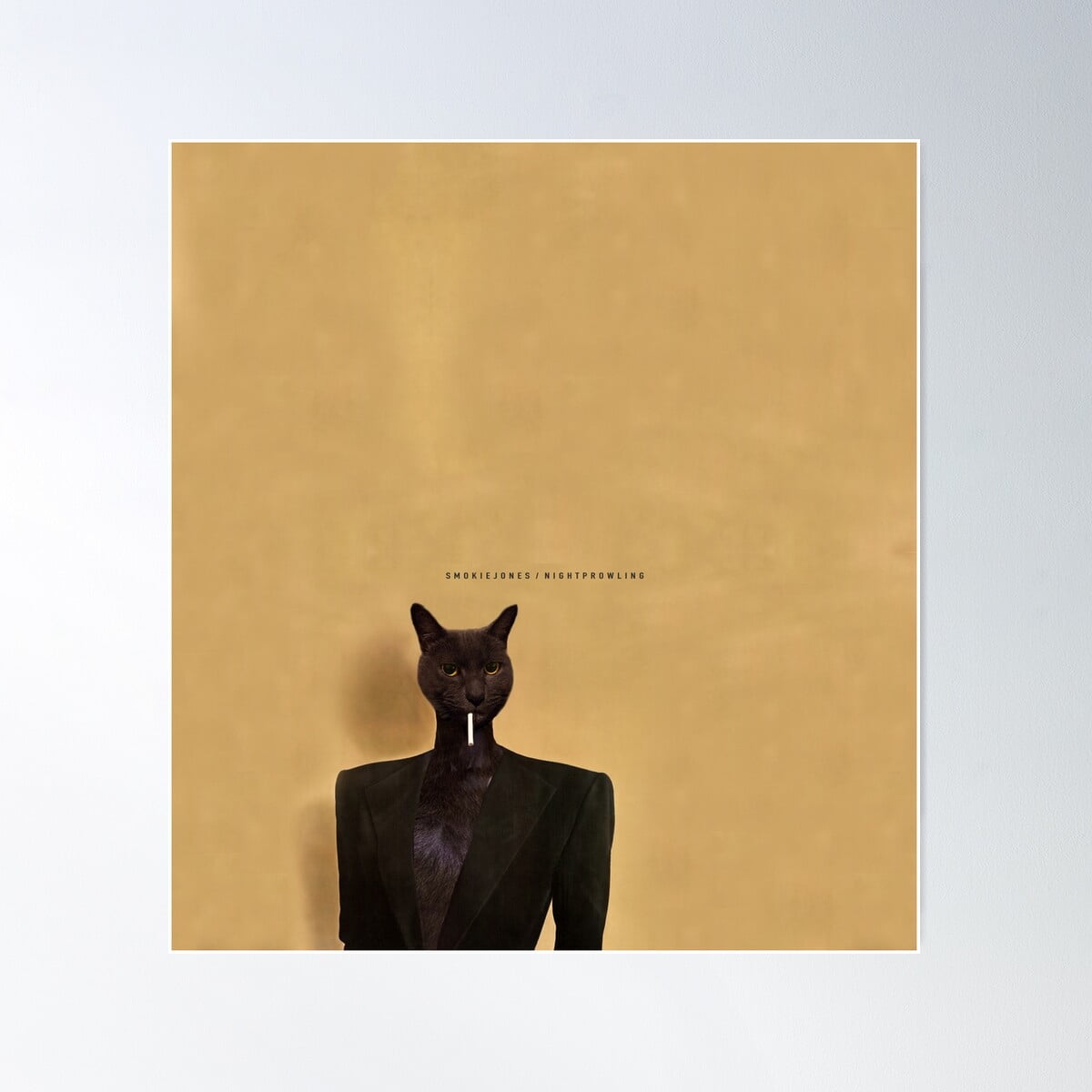 Cat Grace Jones Poster Wall Art, Modern Wall Decor For Living Room ...