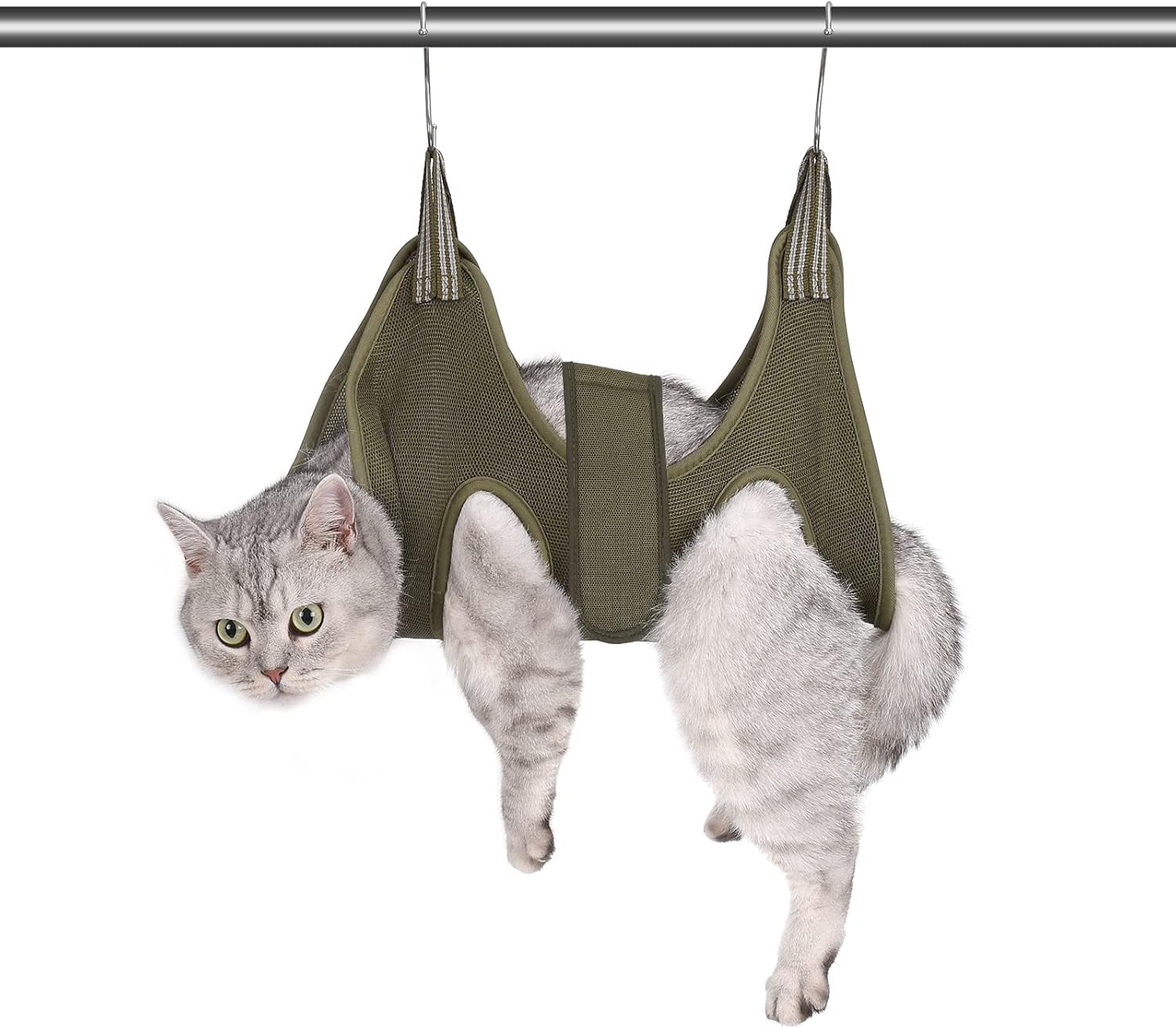 Cat Grooming Hammock Harness for Small Dogs,Pet Hammock Restraint Bag ...