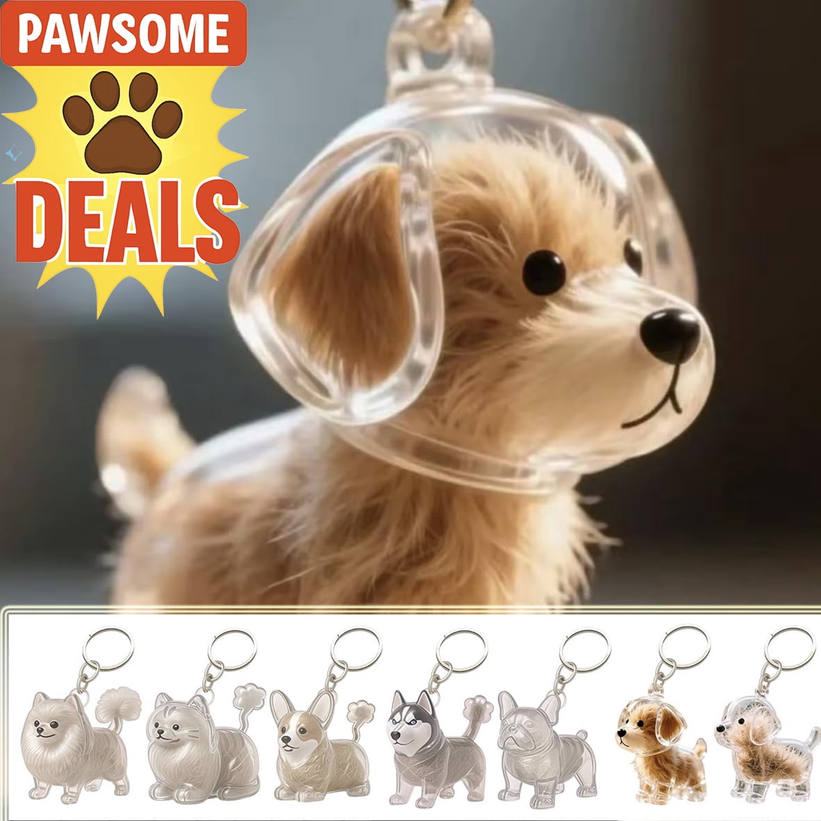 Cat Hair Charm, Cat Fur Keepsake, Dog Hair Collector Keychain, Pet Hair ...