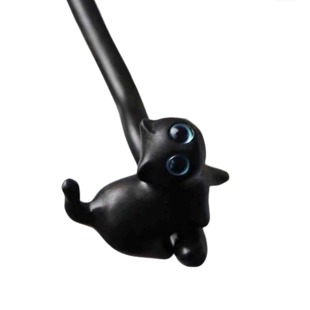 Cat Hair Stick Chinese Cheongsam Hair Accessory Simple Wood Hairpin ...