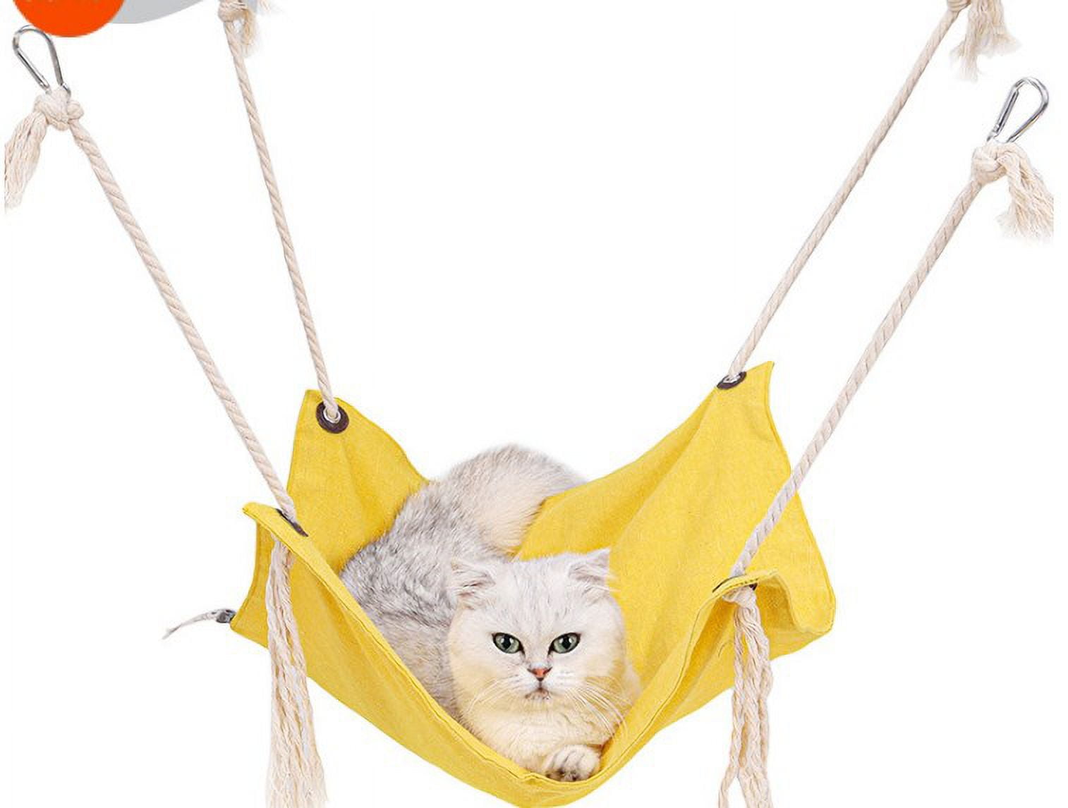 Cat Hammock Bed Adjustable Hanging Cat Bed Reversible Cat Hammock ...