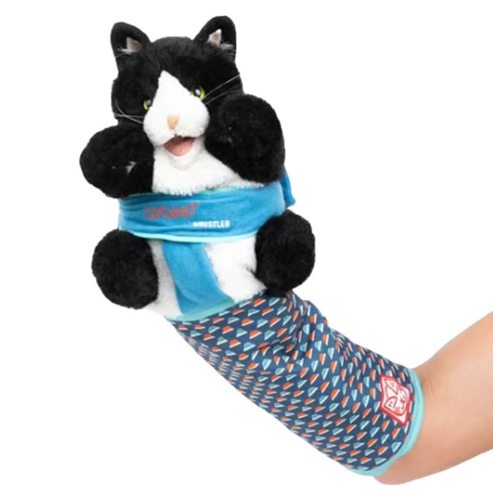 Cat Hand Puppet, Cats Puppet Wrestler, Cat Wrestling Toy Puppet, Cat ...