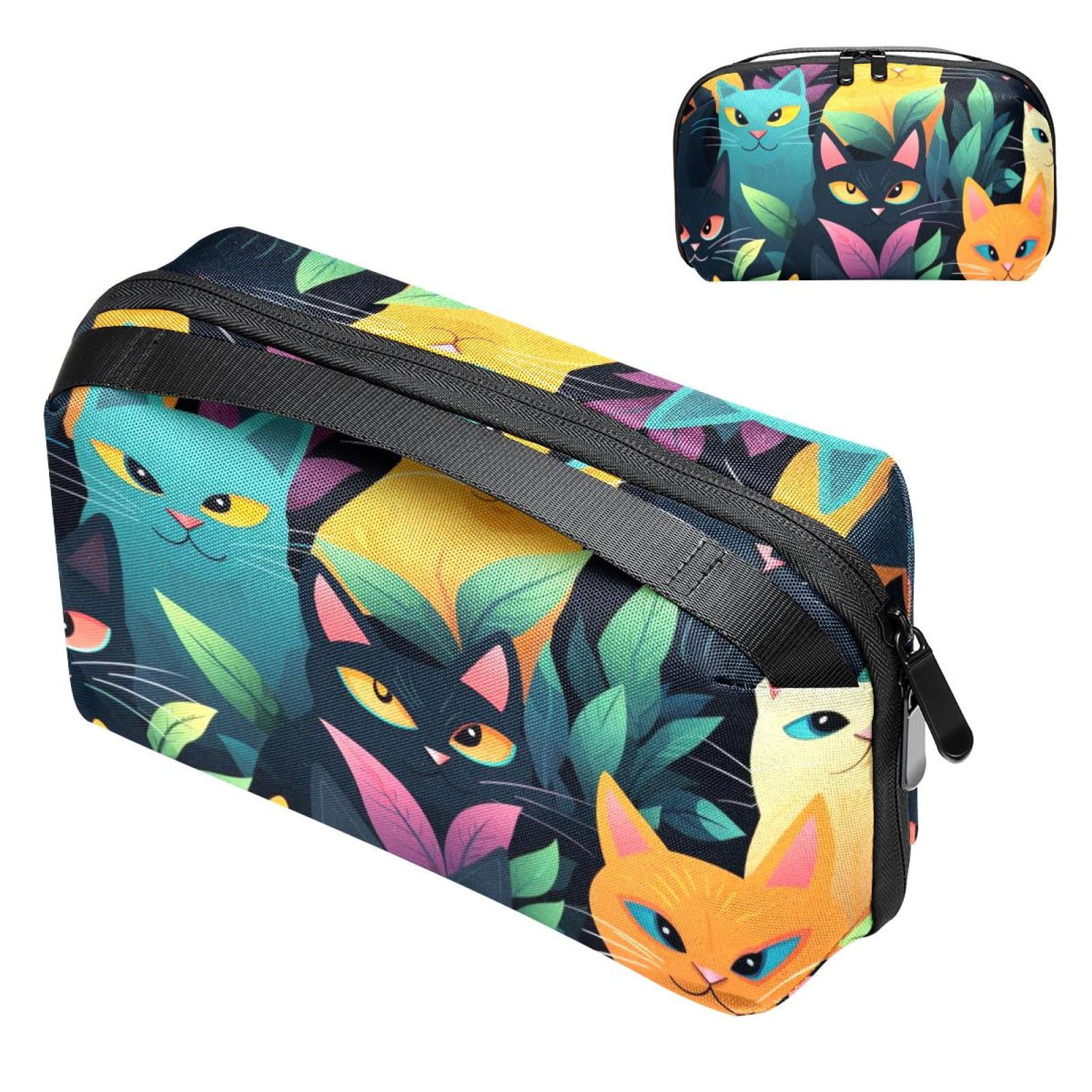 Cat Hard Drive Case - Waterproof Oxford Fabric Digital Bag for Cable ...