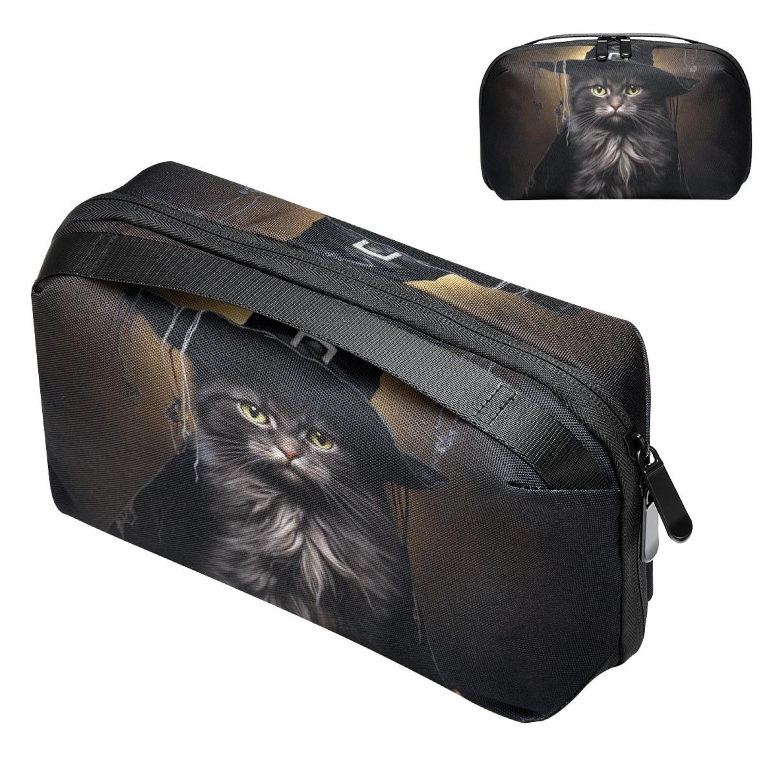 Cat Hard Drive Case - Waterproof Oxford Fabric Digital Bag for Cable ...