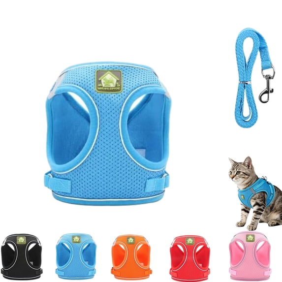 Cat Harness and Leash, 2026 New Step-in Escape Proof Cat Leash and ...