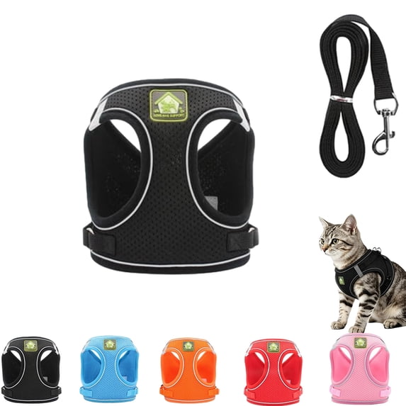 Cat Harness and Leash, 2026 New Step-in Escape Proof Cat Leash and ...