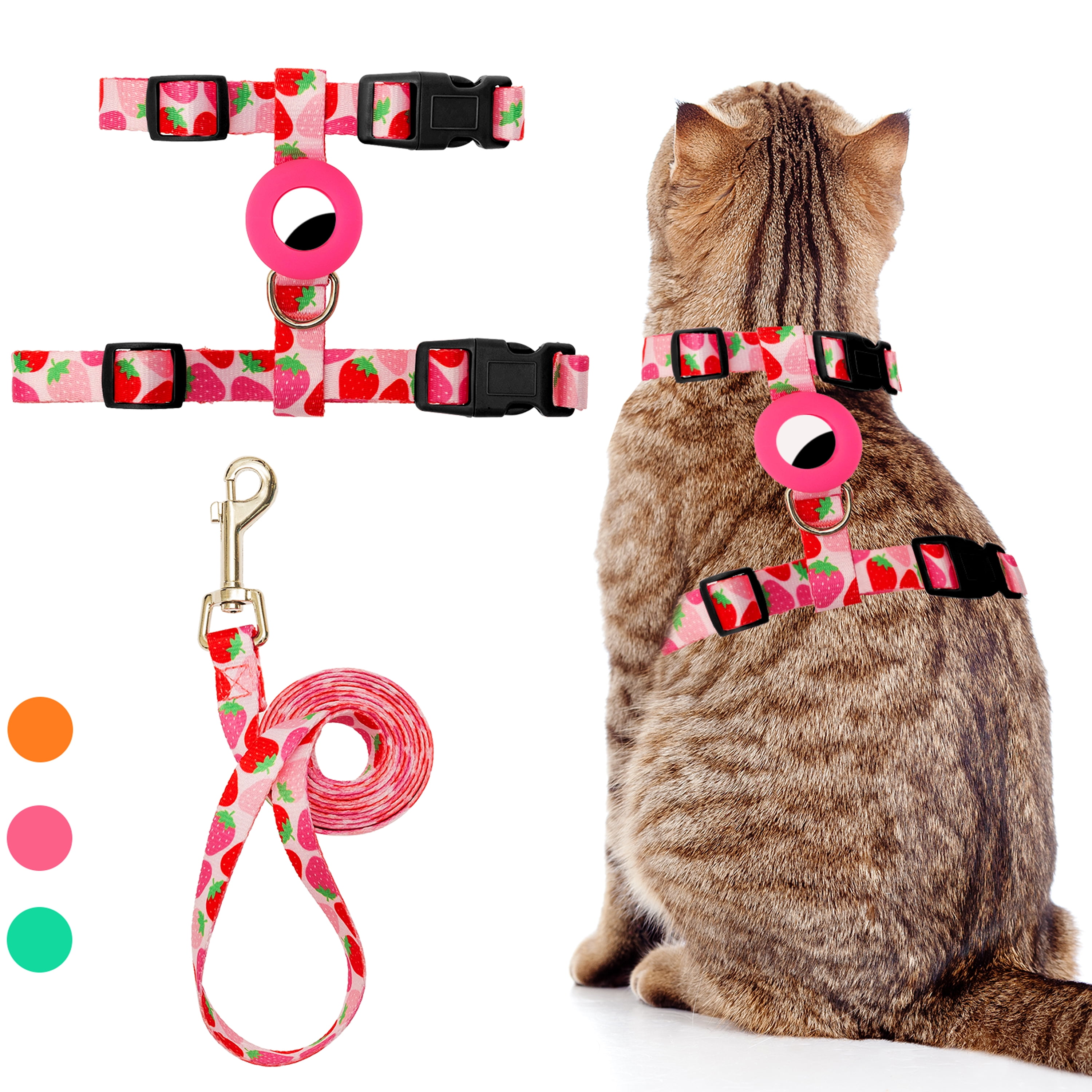 Cat Harness and Leash Escape Proof for Walking Travel Outdoor - Cute ...