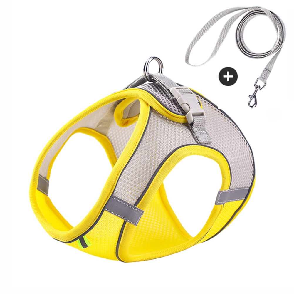 Cat Harness and Leash, Reflective Adjustable Vest Harness with Soft ...