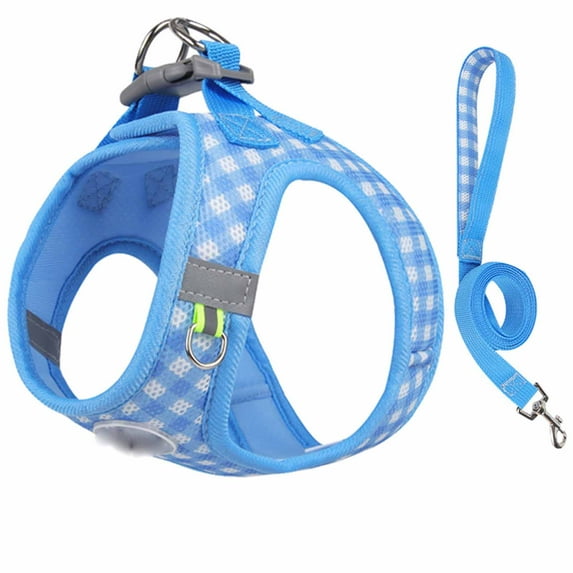 Cat Harness And Leash Set, Breathable Printed Adjustable For 11-12 ...