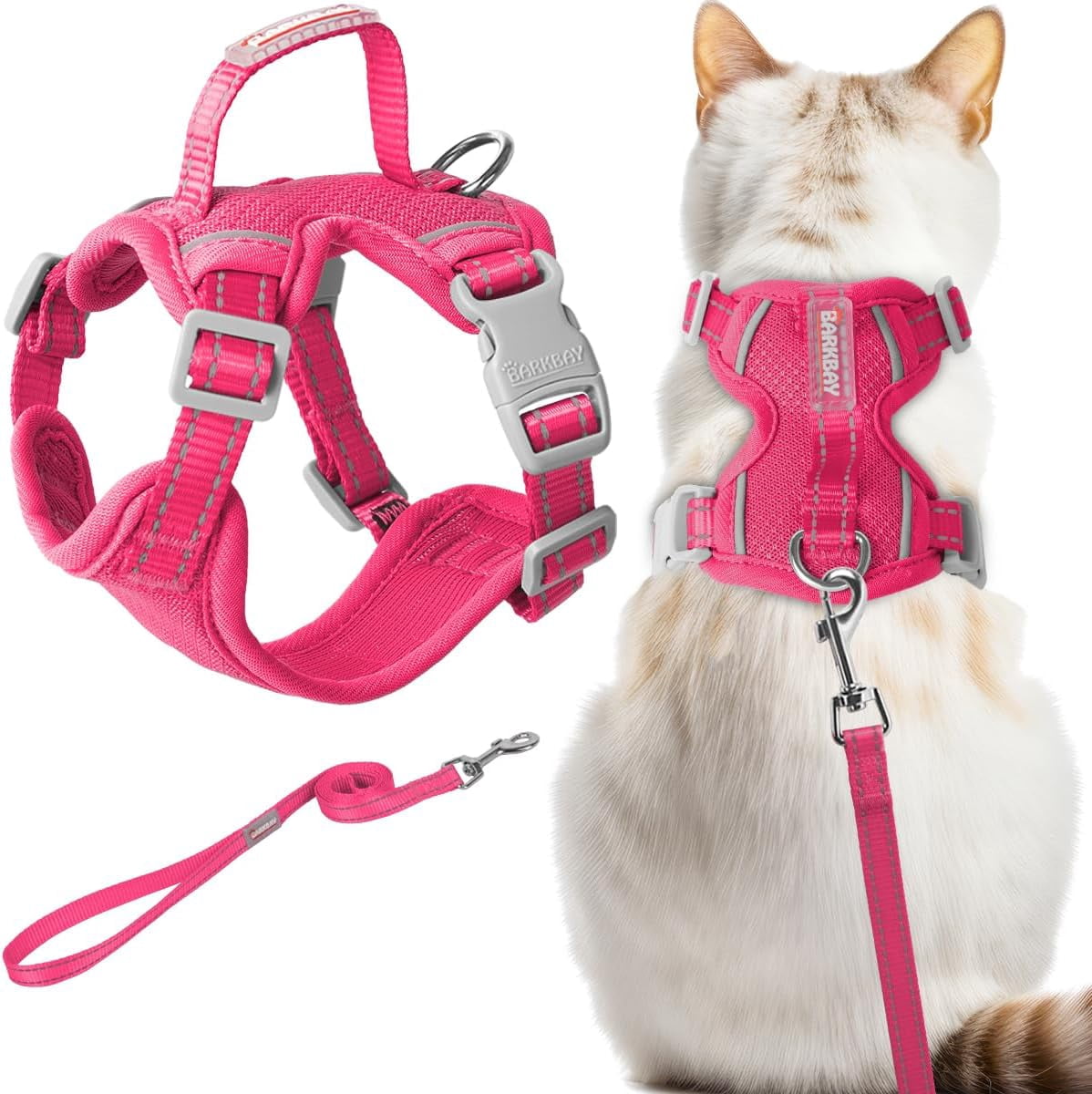 Cat Harness and Leash Set Escape Proof for Kitten Walking, Soft ...