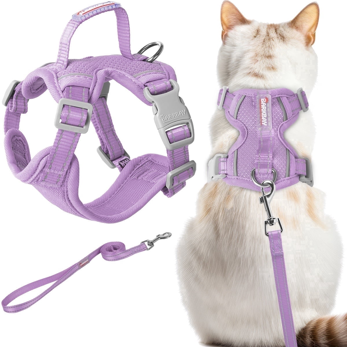 Cat Harness and Leash Set Escape Proof for Kitten Walking, Soft ...