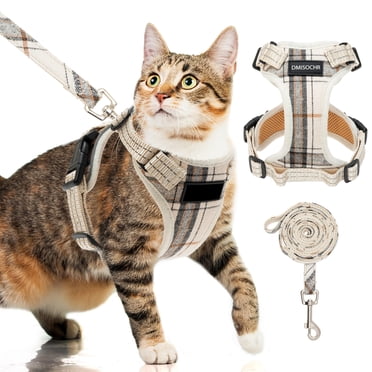 DMISOCHR Cat Harness and Leash Set Escape Proof Cat Vest Harness for ...