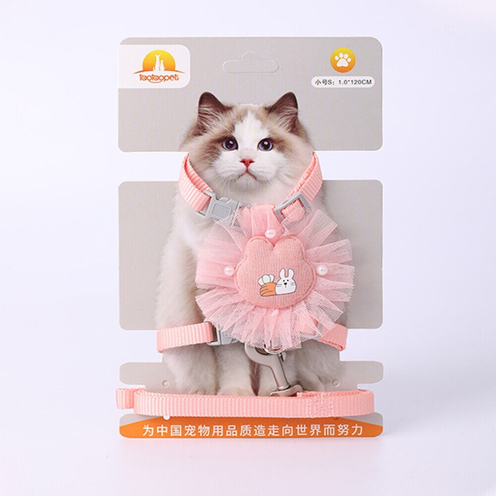 Cat Harness Rabbit Chest Strap Cat Traction Rope Pet Belt Cat Belt With ...