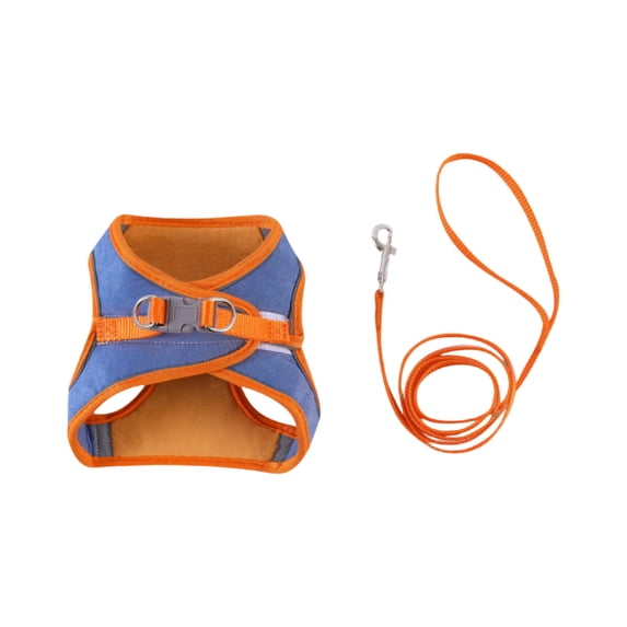 Cat Harness Vest Style, Orange Xs Small Dog Adjustable Step-In ...
