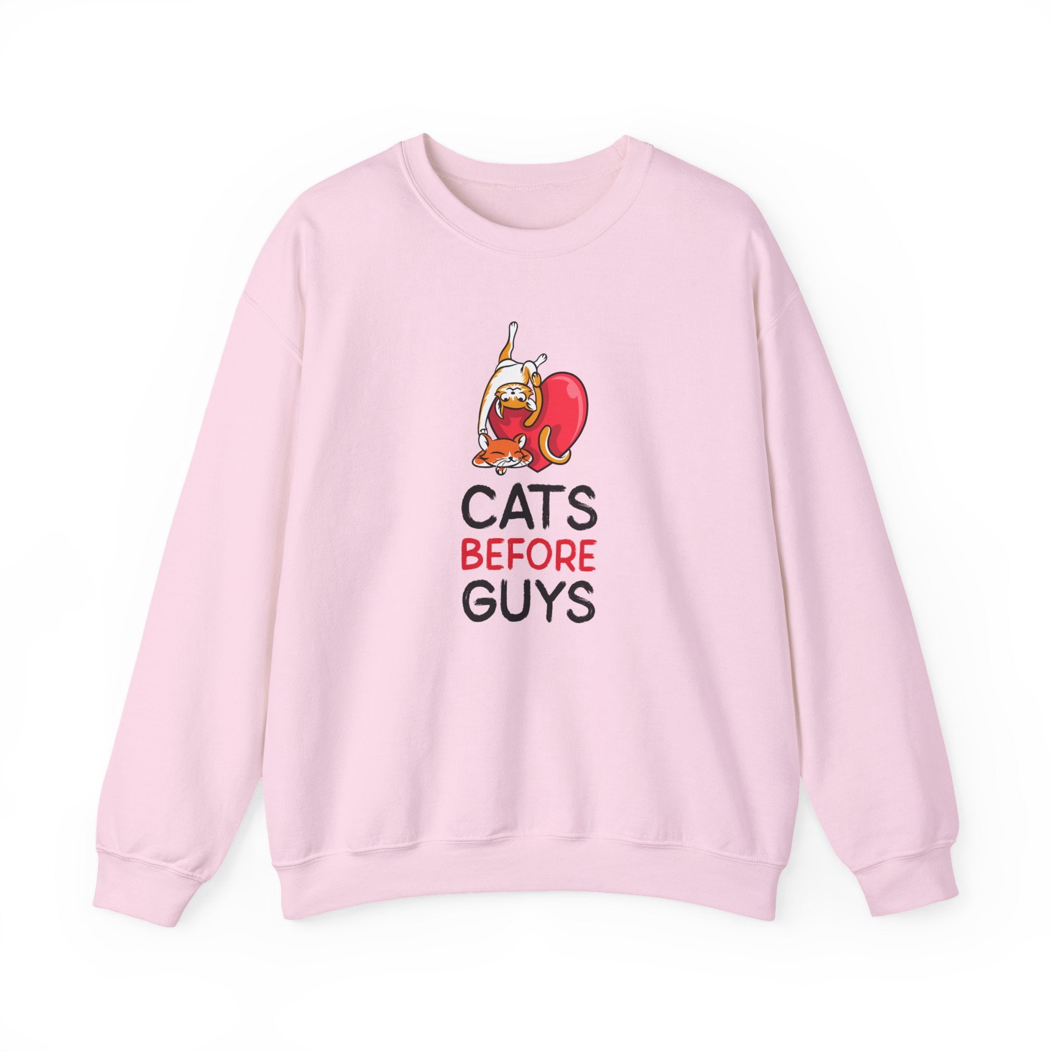 Cat Heart Sweatshirt, Heart Sweatshirt, Cat Sweatshirt, Valentine's Day ...