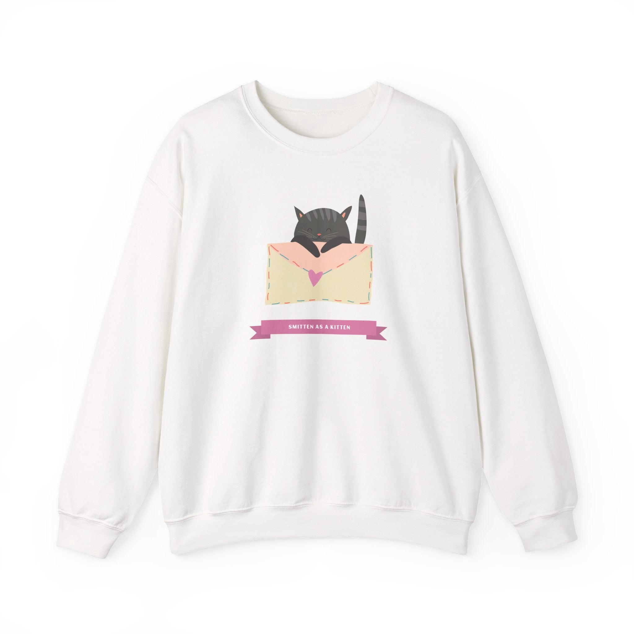 Cat Heart Sweatshirt, Love Sweatshirt, Cat Sweatshirt, Valentine's Day ...