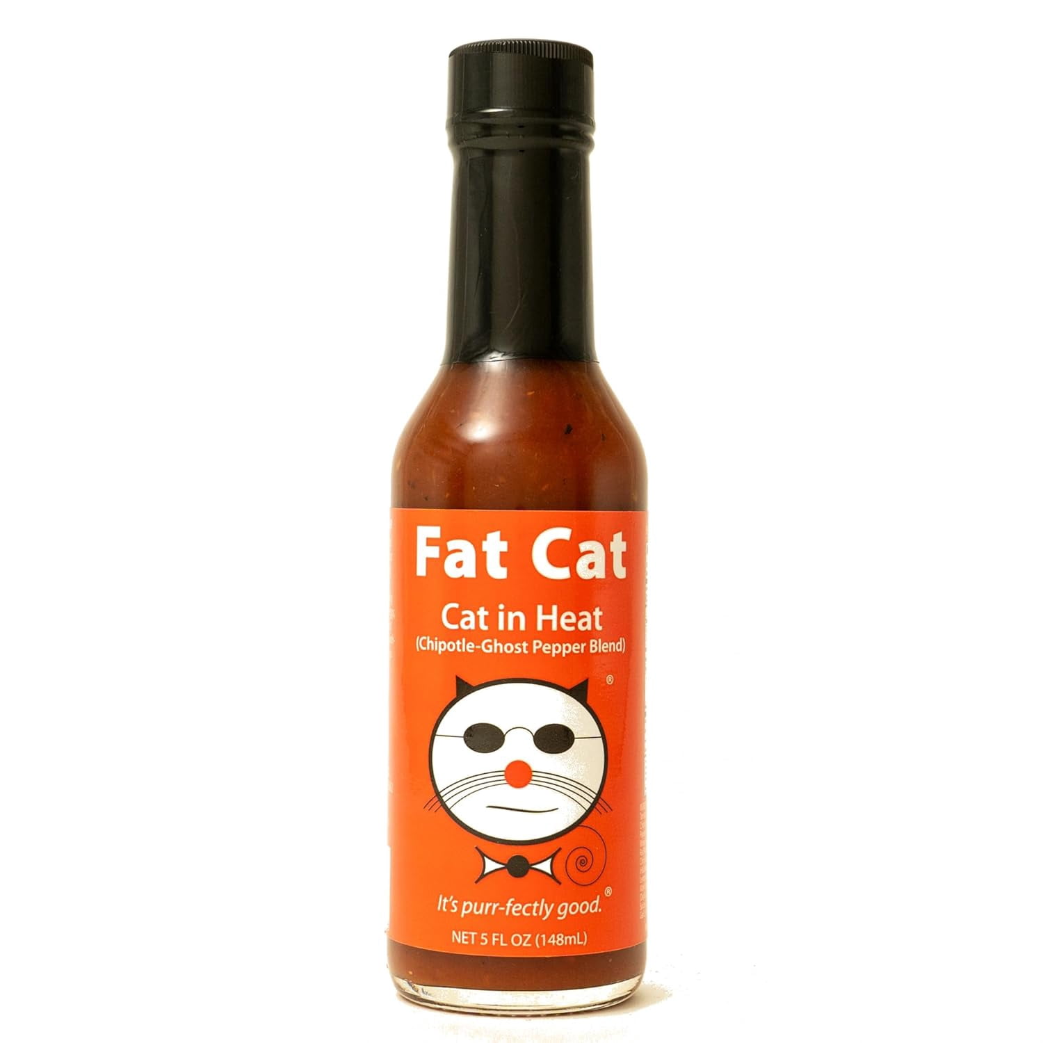 "Cat in Heat" Chipotle Ghost Pepper Blend by Gourmet Natural Hot Sauce ...