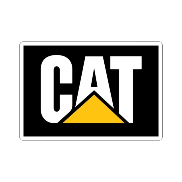 Cat Heavy Machinery Bold Logo Design Company Sticker Vinyl Decal Phone ...