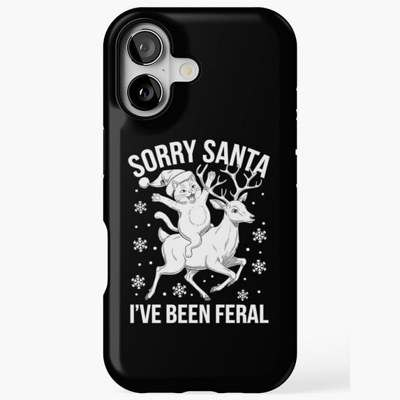 Cat Holiday Celebration Funny Shirt Style Case iPhone 17 11 12 13 14 15 ...