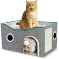 Cat Houses for Indoor Cats, Large Cat Beds and Furniture with Fluffy ...