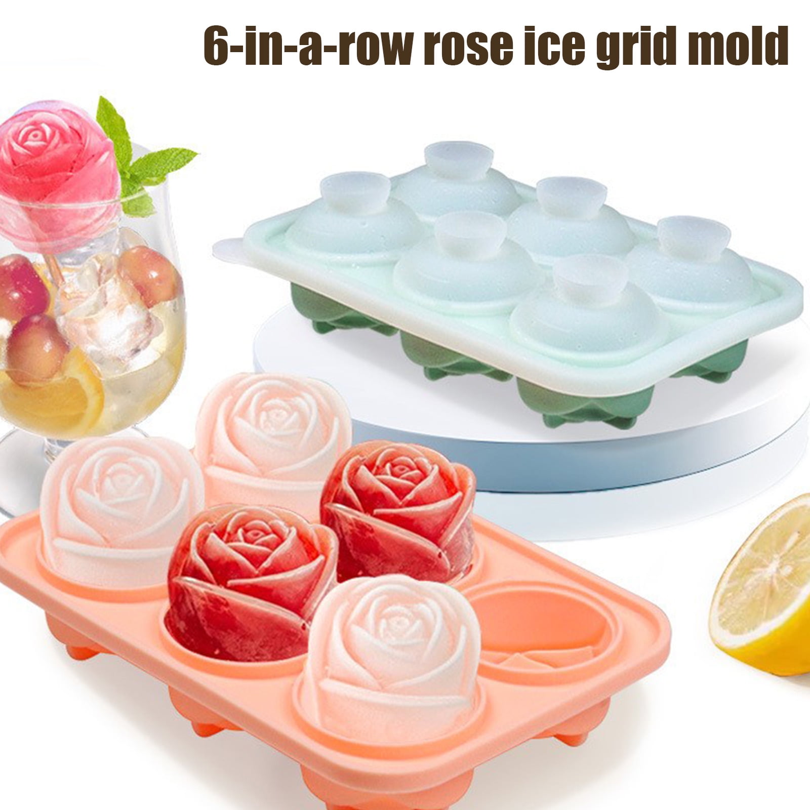 Cat Ice Cube Mold, Large Ice Cube Mold– 3D Silicone Ice Mold with ...