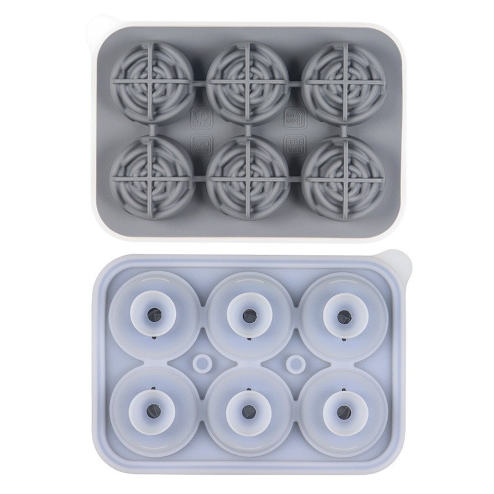 Cat Ice Cube Mold, Large Ice Cube Mold– 3D Silicone Ice Mold with ...